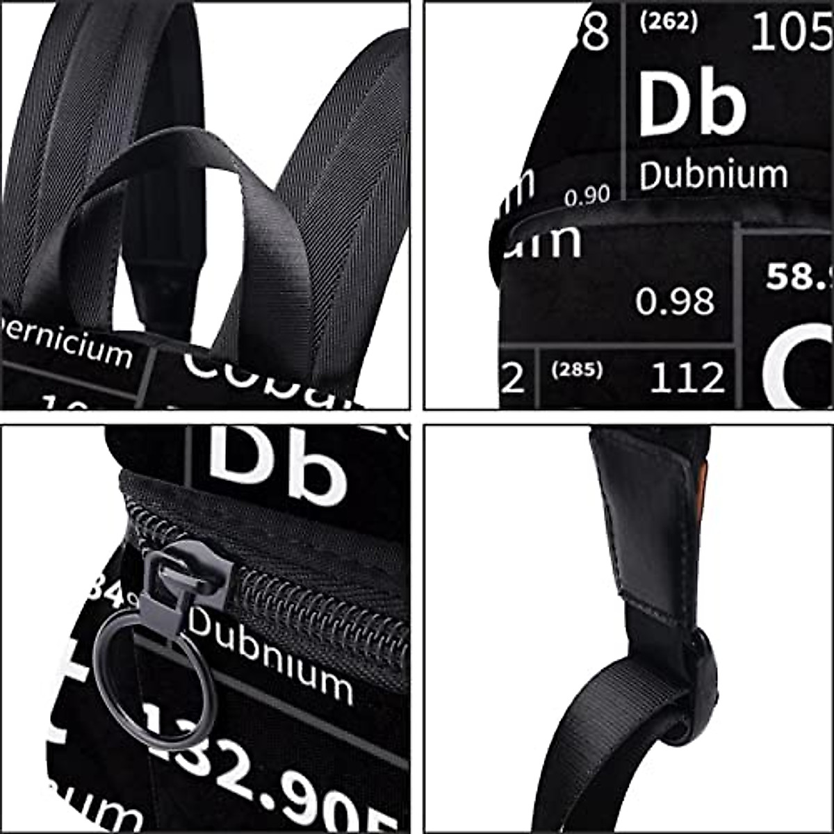 VBFOFBV Travel Backpack, Laptop Backpack for Women Men, Fashion Backpack, Blackboard Periodic Table of Chemical Elements