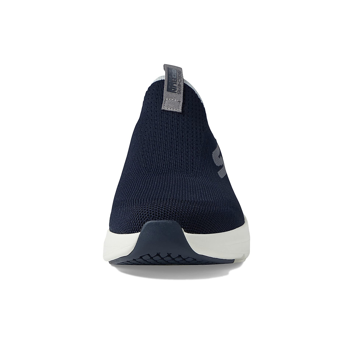 Skechers Men's GOrun Elevate-Athletic Slip-On Workout Running Shoe Sneaker with Cushioning, Navy/Grey, 11