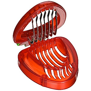 MSC International Joie MSC Simply Slice Strawberry Slicer, A, Red
