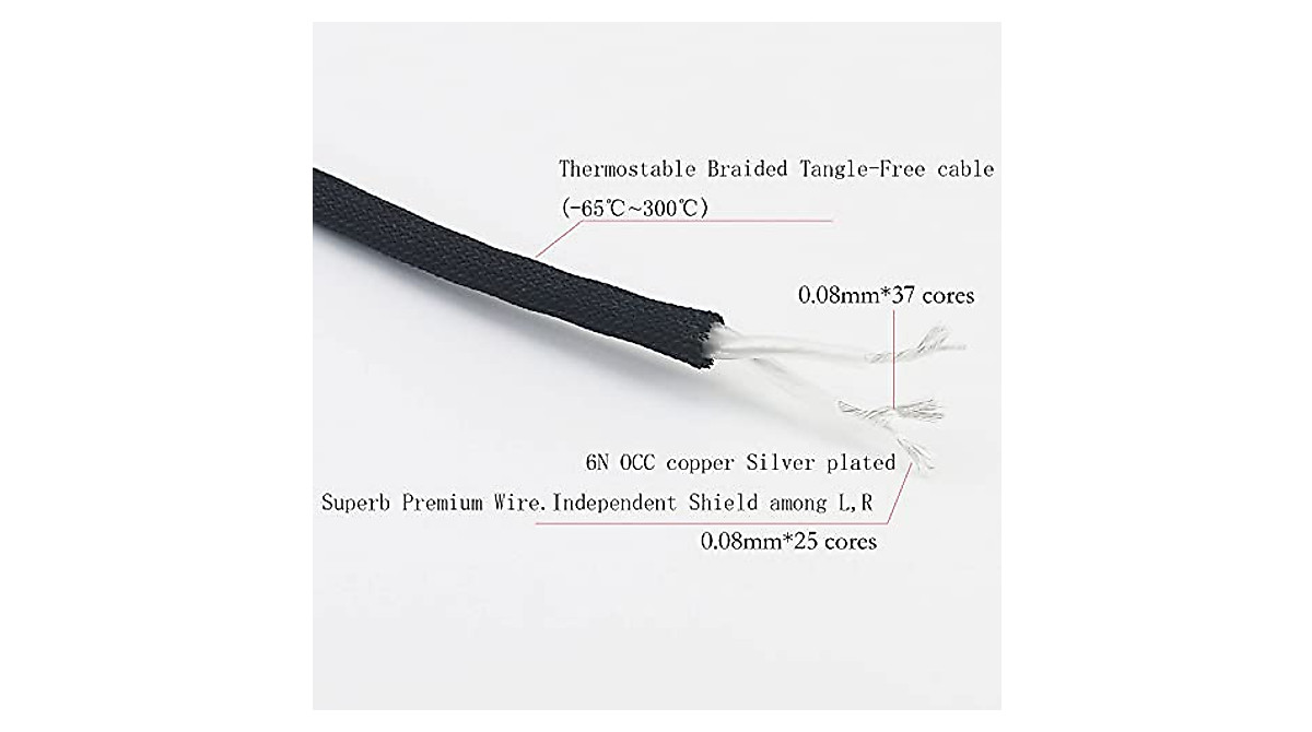 NewFantasia 4.4mm Balanced Male to 4.4mm Balanced Female Headphone ...