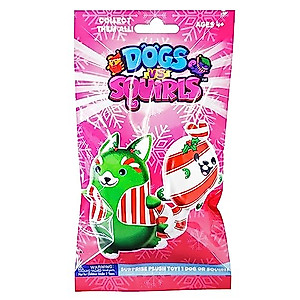 Dogs vs Squirls 2023 Christmas Mystery 2-Pack | Christmas Blind Bags for Boys and for Girls | Mystery Bag Stocking Stuffers | Plush Bean-Filled Dogs and Squirrels | Surprise Advent Calendar Toys