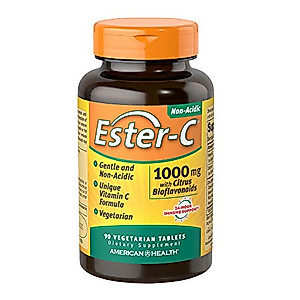 American Health Ester-C with Citrus Bioflavonoids, 1000 mg, 90 Tablets