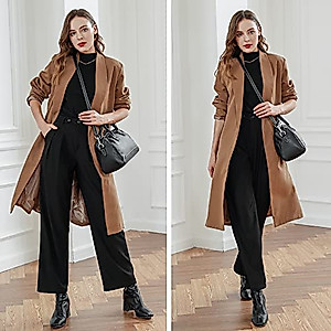 Iswee Genuine Leather Tote Top Handle Satchel Bag Women Handbags Designer Purse Shoulder Bag Crossbody Bags for Ladies (Black)