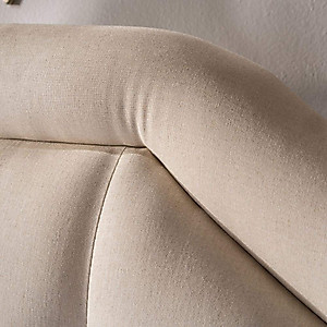Christopher Knight Home Angelica Tufted Fabric Headboard, Queen, Beige