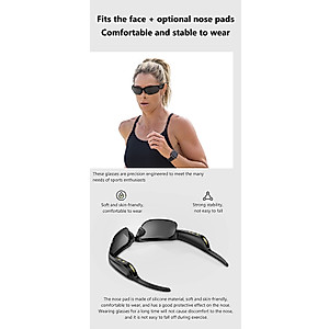 Smart Glasses: Blue Light Filtering & Polarized Sunglass Lenses - Low Latency Audio - Built-in Mic & Speakers - Touch & Voice Assistant Compatible