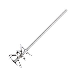 ONiLAB 18204526 316L Stainless Steel Spiral Stirrer, 50mm Stirrer Diameter, 8 mm Shaft Diameter, 250 mm Shaft Length