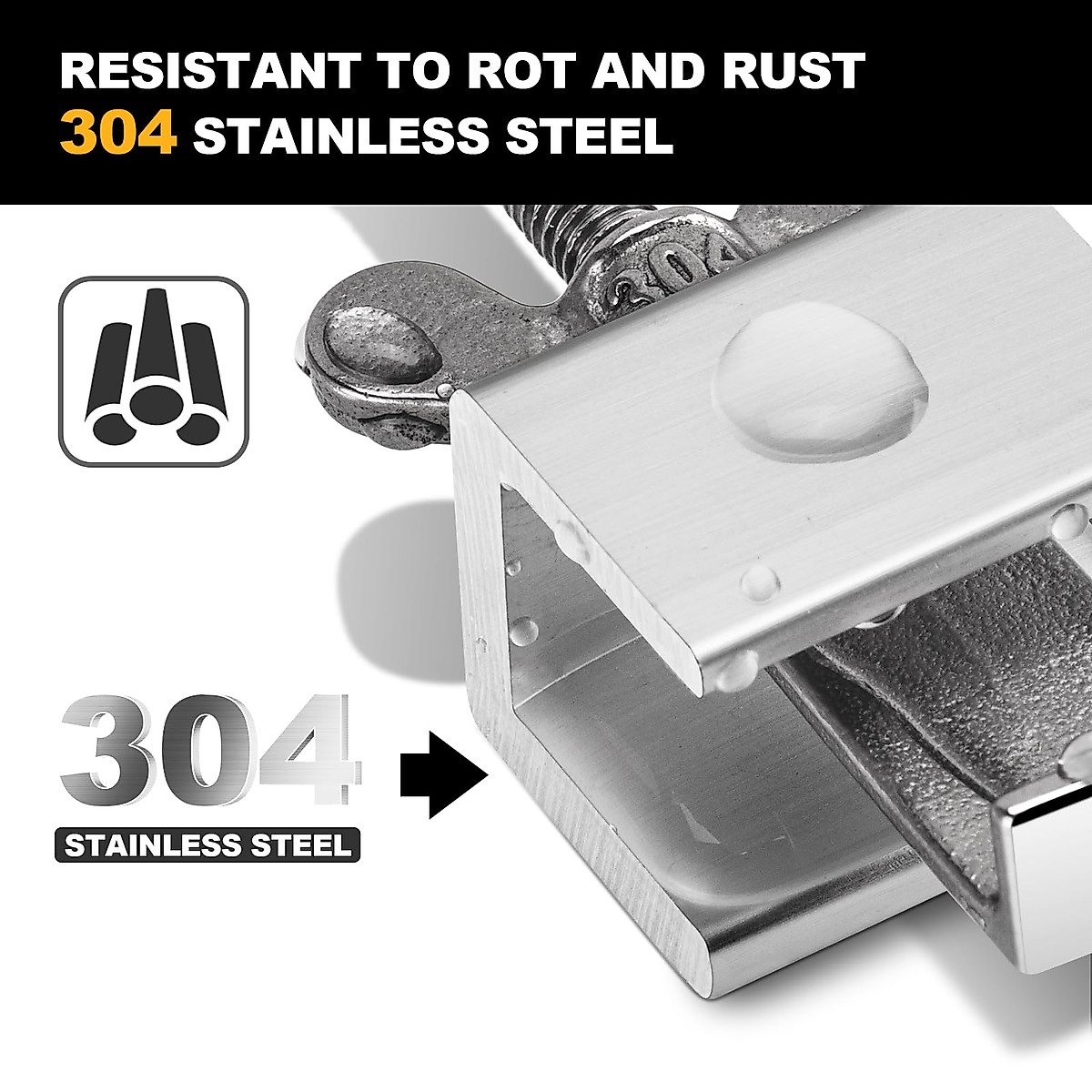 SARDVISA Upgraded Portable Door Lock, Heavy Duty Metal Door Locker for Extra Home Security, Adjustable Travel Door Security Devices for Hotel, Apartment, College Dorm Safety & Privacy Protection