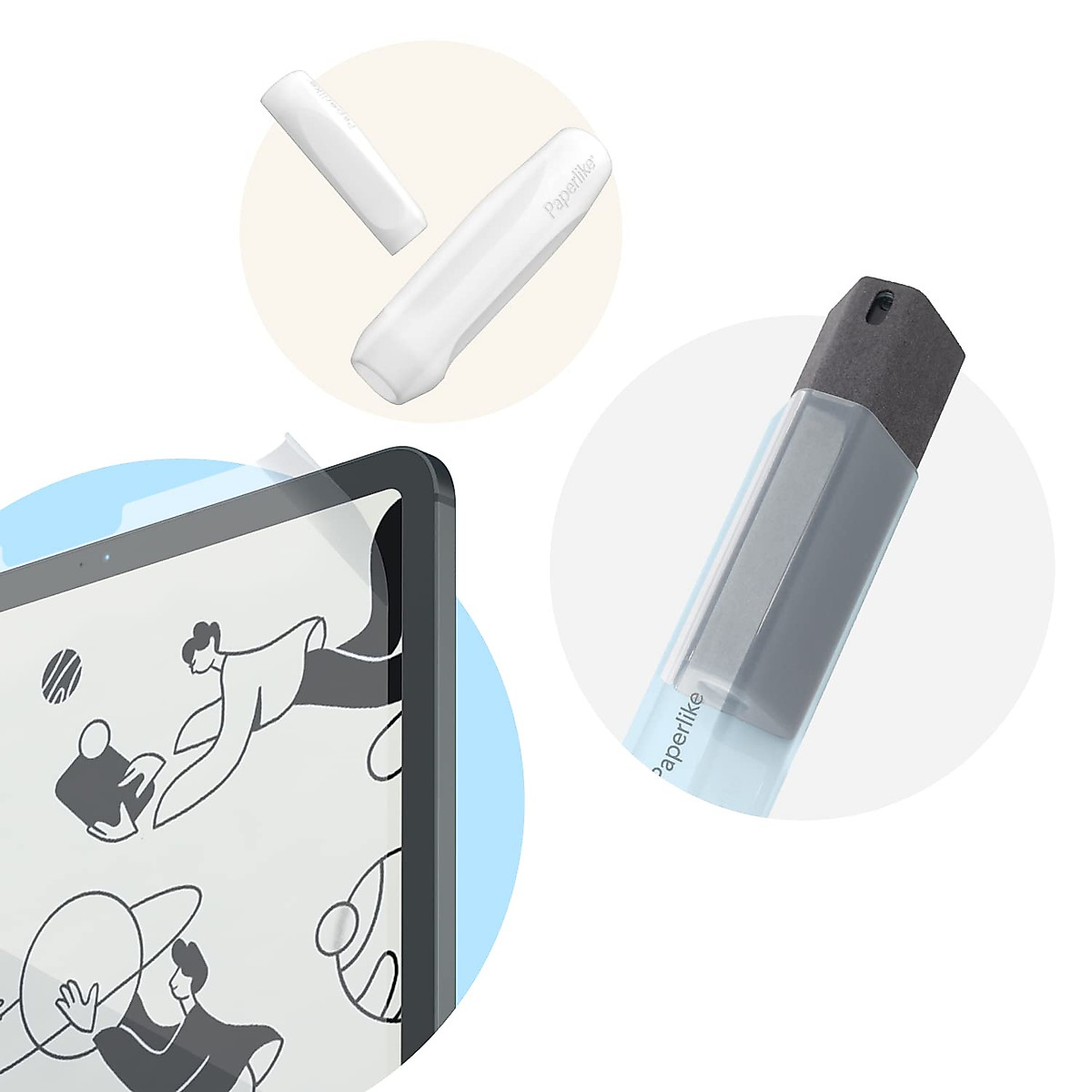 Paperlike 2.0 Pro Bundle - All-in-One Kit Includes Screen Protector for iPad Pro 11" and iPad Air 10.9", Pencil Grips, & Cleaning Kit