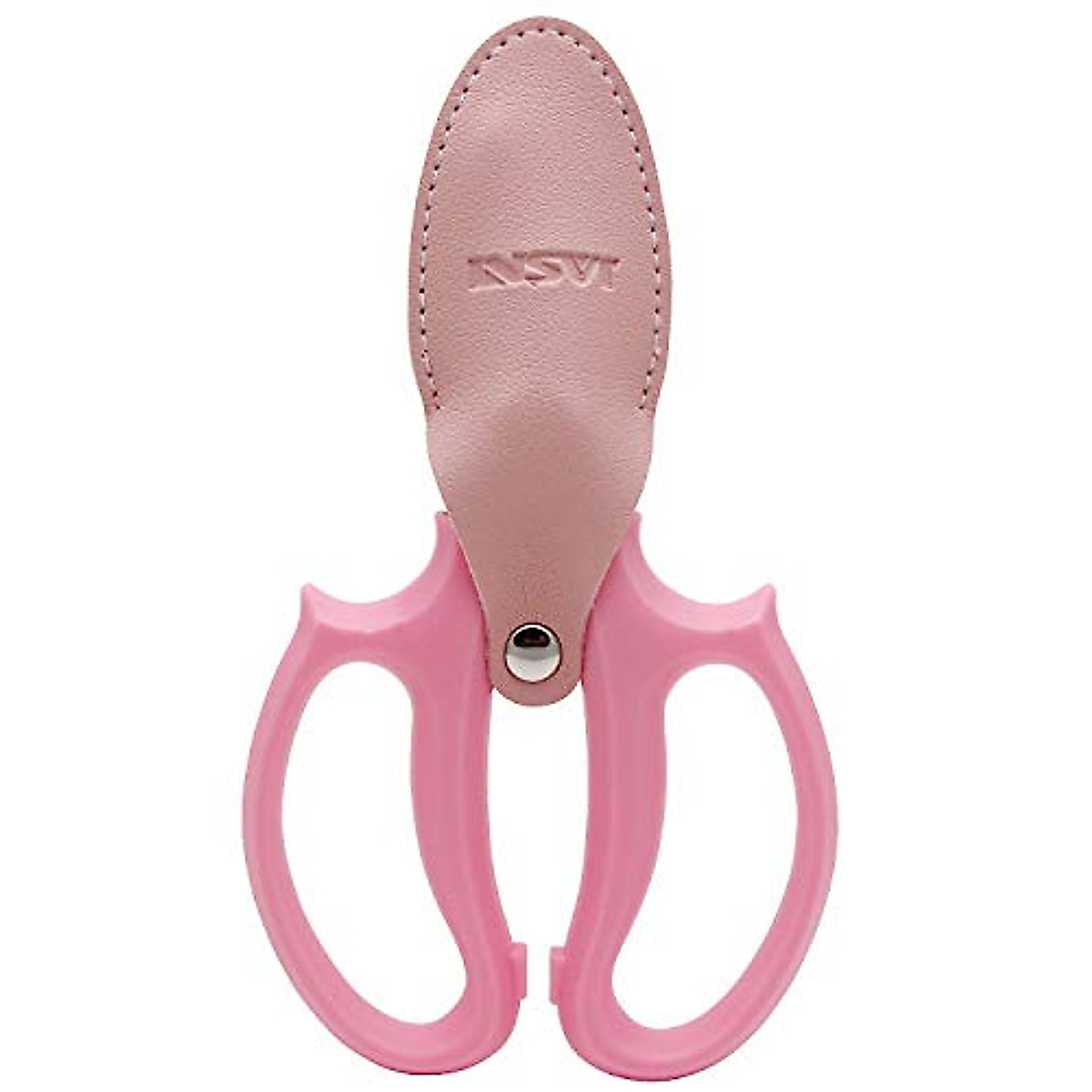 Jasni Garden Pruning Shears Scissors with Comfort Grip Handle, Premium Steel Professional Floral Scissors, Perfect for Arranging Flowers, Pruning, Trimming Plants, Gardening Tool (Pink)