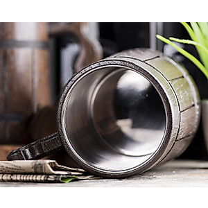 Adeptus Mechanicus Mug Wooden Beer Stein 17oz Gamer Mug Gift Boyfriend Personalized Anniversary Christmas Birthday Gifts For Gamer Husband Gifts For Him Beer Steins Beer Tankard K685