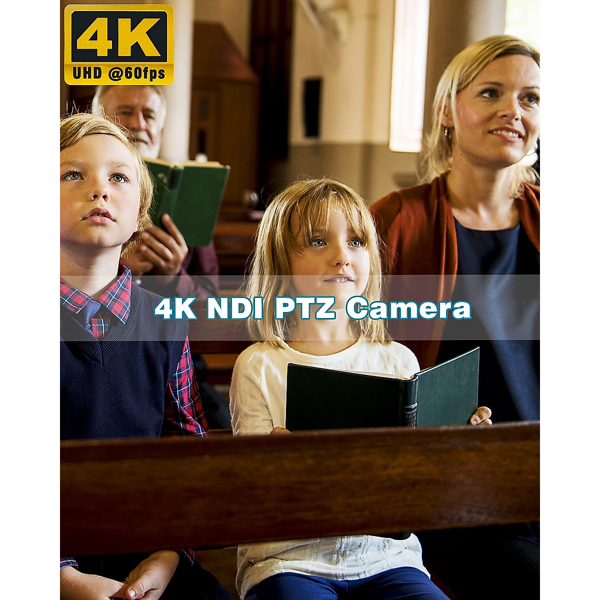 FoMaKo 4K NDI Camera 60FPS 20X Optical Zoom + KC608 IP PTZ controller, K820N+KC608 pro PTZ Camera bundle kits