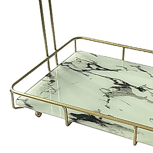 ＫＬＫＣＭＳ 2-Tier Standing Rack Cosmetic Organizer Holder Makeup Holder Bathroom -