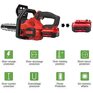 ARyee CMCB202 CMCB205 6.0Ah 20V Battery Replacement for Craftsman 20V Lithium Battery CMCB204 CMCB204-2 CMCB202 CMCB202-2 CMCB201 CMCB206 CMCS500B CMCD700C Craftsman V20 Battery