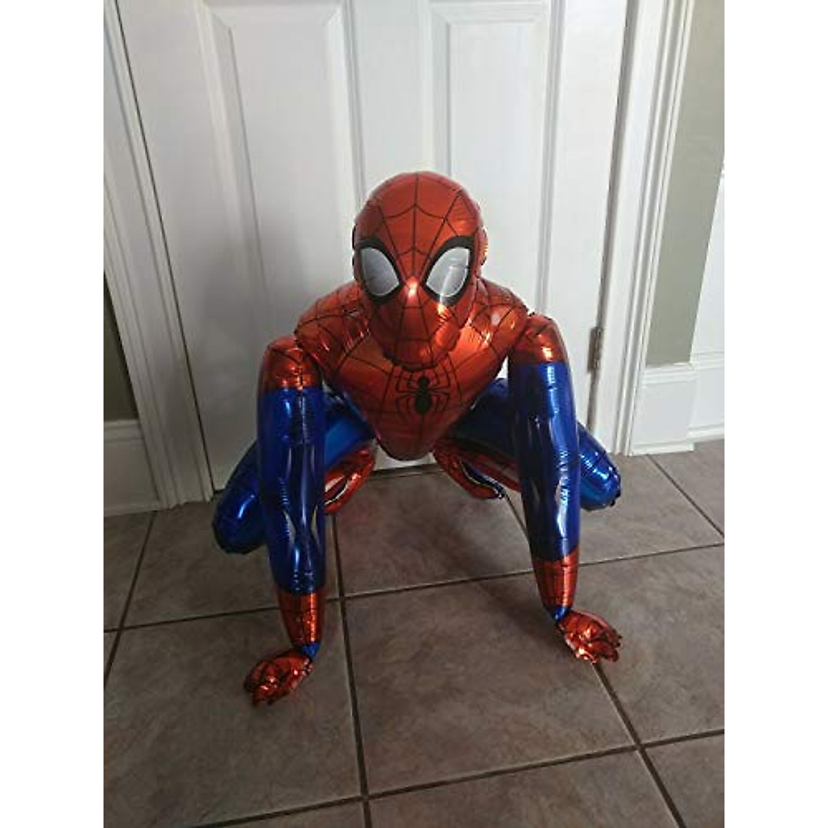 BCD-PRO Superhero Spiderman 3D Stand Balloon Medium Size for Kid Toddler Birthday Decoration