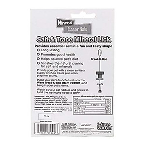Ware Manufacturing 4 Pack of Salt & Mineral Lick, 2 Pieces Each, for Rabbits, Guinea Pigs, Chinchillas, Pet Rats, Hamsters, Gerbils and Other Small Animals