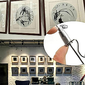 GRETD 10pcs Durable Exhibition Accessory Display Picture Hanging Easy Install Advertising Board Painting Hook (Color : Silver, Size : One size)