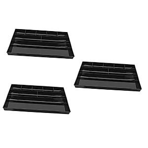 BESTOYARD 3pcs desktop storage box closet organizer under sink organizers and storage organization and storage dresser organizer changing table organizer office plastic trash box drawer