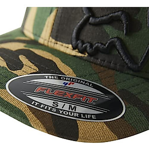 Fox Racing mens Flex 45 Flexfit Hat Baseball Cap, Camo, Small-Medium
