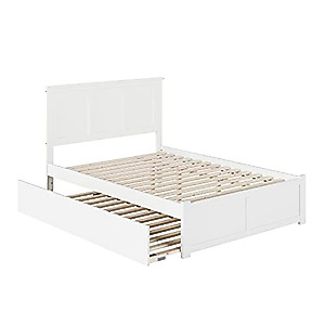 AFI Madison Platform Bed with Footboard & Trundle