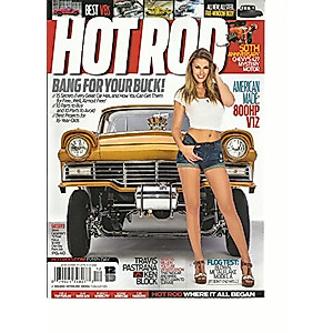 HOT ROD, DECEMBER, 2013 (BANG FOR YOUR BUCK ! * AMERICAN MADE 800HP V12)