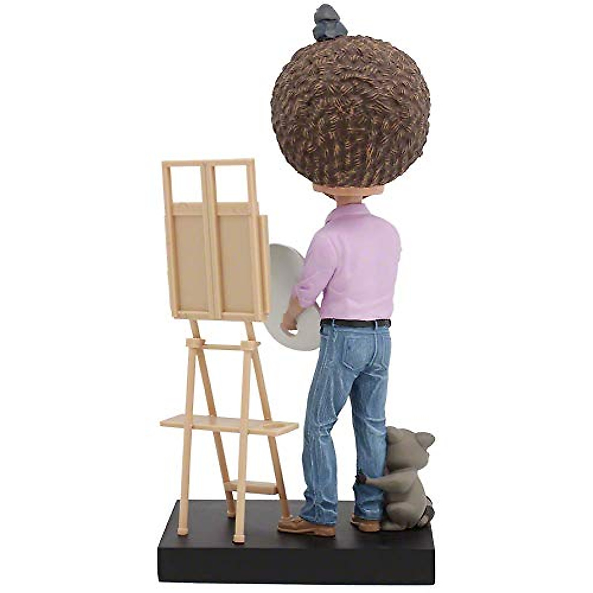 Royal Bobbles Bob Ross Bobblehead, Premium Polyresin Lifelike Figure, Unique Serial Number, Exquisite Detail