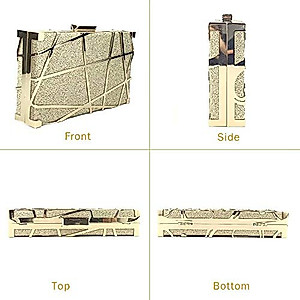 Women Evening Clutch Bag Exquisite Metal Hollow Out Design Evening Purse Wedding Bridal Handbag