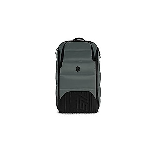 STM Dux 30L Premium Tech Backpack - Carry On Travel Laptop Backpack (Fits 17" Laptops) - Customizable Storage Shelves, Water Resistant & Luggage Passthrough - Grey (stm-111-333Q-03)