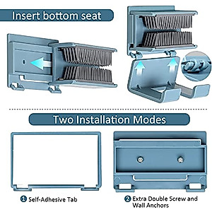 Hair Catcher Shower Wall, Hair Trap for Shower Drain, Hair Catcher for Shower, Shower Drain Hair Catcher Bathroom Wall Hair Collector for Bathtub Drain Hair Collector