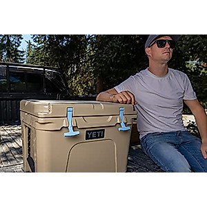 Gorilla Gear Replacement Latches (2-Pack) Compatible with Yeti Tundra Yeti Roadie & Other Hard Coolers - Custom Made Yeti Accessories - Large Durable Easy to Install on Yeti Latches (Carolina Blue)