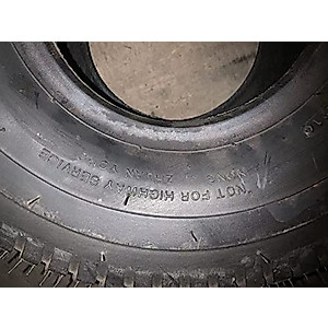Set of 2 18X9.50-8 4PR Lawn Mower Tires Tubeless Turf Garden Tires