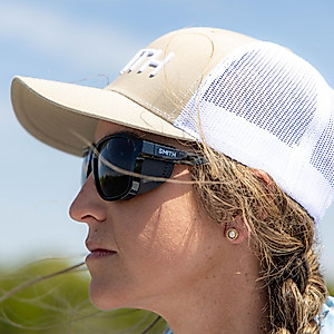 SMITH Embark Sunglasses – Performance Sports Sunglasses with Removable Side Shields for Skiing & More – For Men & Women – Matte Purple/Cinder/Hi Viz + Opal ChromaPop Polarized Mirror Lens