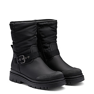 DREAM PAIRS Women's Stylish Snow Boots,Sdsb2202w, Black,Size 10