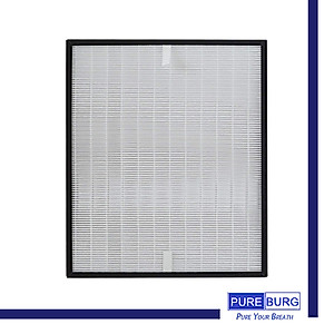 PUREBURG AP350 True HEPA Replacement Filter Compatible with Envion Allergy Pro AP350 Air Purifier, Replaces Part Number AP350F, H13 High-efficiency Air Clean Dust,1-Pack