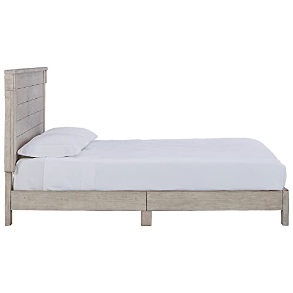 Signature Design by Ashley Hollentown Platform, King, Whitewash