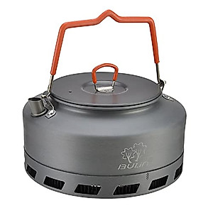 Bulin Camping Kettle 1.6L with 5800W Camping Gas Stove Burner Camping Hiking Backpack Outdoor