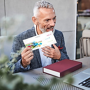 1000 Sheets Perforated Paper for Statements Invoices Gift Certificates Coupons 8-1/2" x 11" Letter Size Perforated Paper 20 lb 75 GSM 2 Horizontal Perfs 3 2/3" and 7 1/3" from Bottom