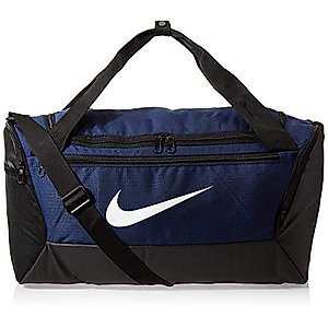 NIKE Brasilia Small Duffel - 9.0, Midnight Navy/Black/White