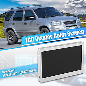 X AUTOHAUX LCD Display Color Screen LQ042T5DZ11 4.2" for 150MPH Speedometer Instrument for Ford Escape 2014-2016 for Ford Focus 2013-2016 50 Pins CMOS Clear Resolution LCD Module Anti Scratch