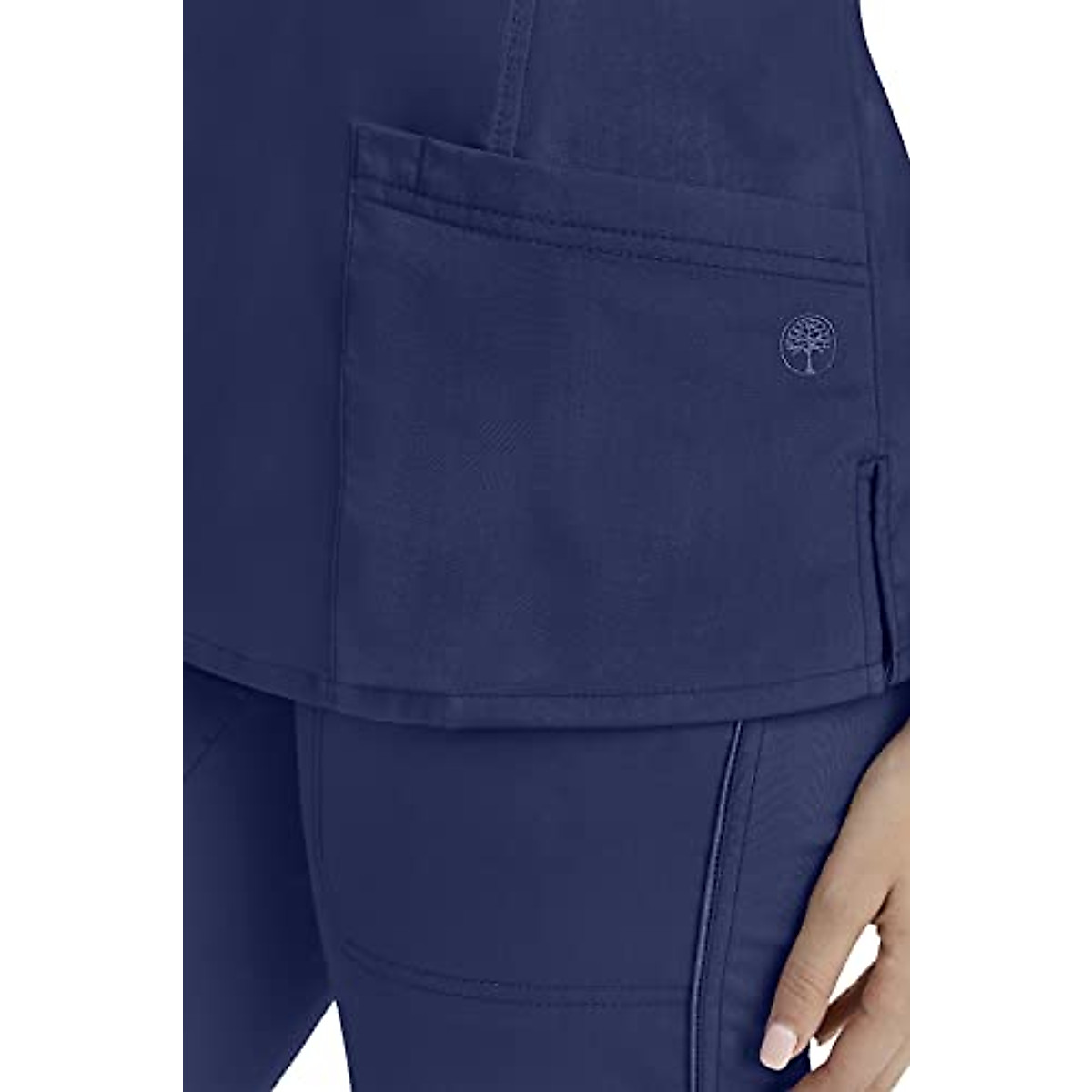 Healing Hands Scrubs Top 3 Pocket V-Neck 2278 Jasmin Womens Scrub Top Purple Label Scrubs for Women Navy M