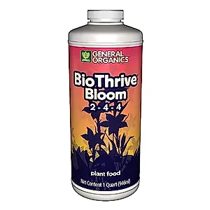 General Hydroponics General Organics BioThrive Bloom, Quart