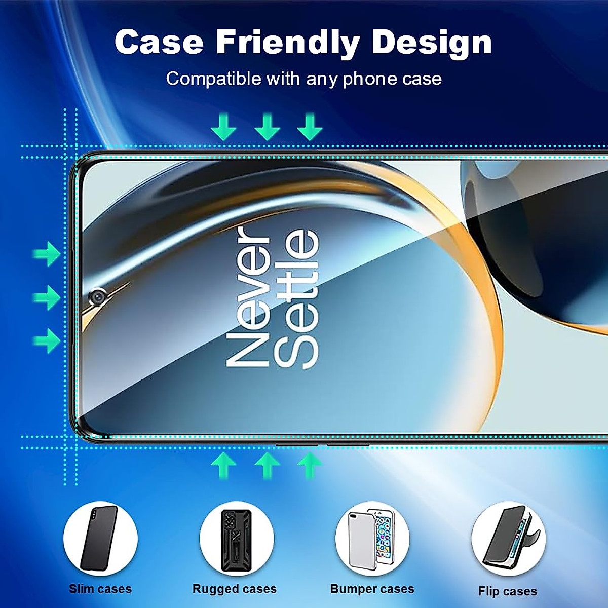 RONFUS 2+2 Pack Tempered Glass Screen Protector for OnePlus Nord N30 5G with Camera Lens Protector,Ultra HD, 9H Hardness