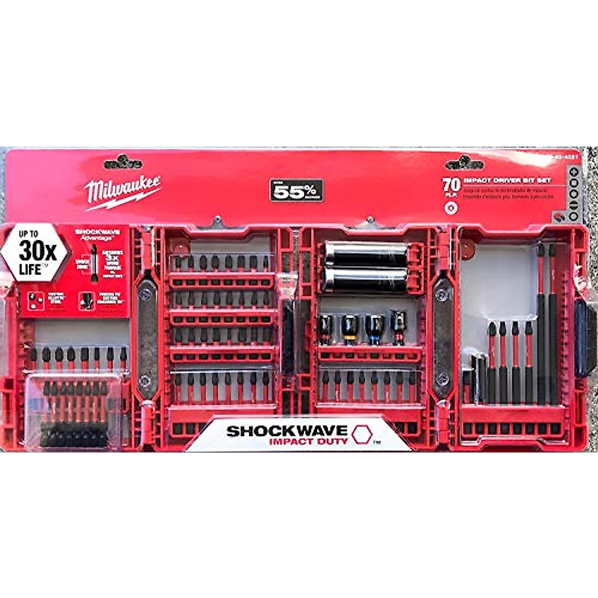 MILWAUKEE SHOCKWAVE 70-Piece Impact D