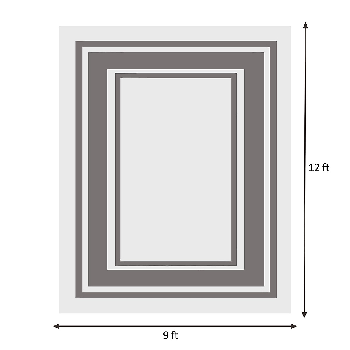 RURALITY Outdoor Rug 9x12 Waterproof for Patio Clearance,Large Plastic Straw Mat for Camping,Porch,RV,Reversible, Light Coffee