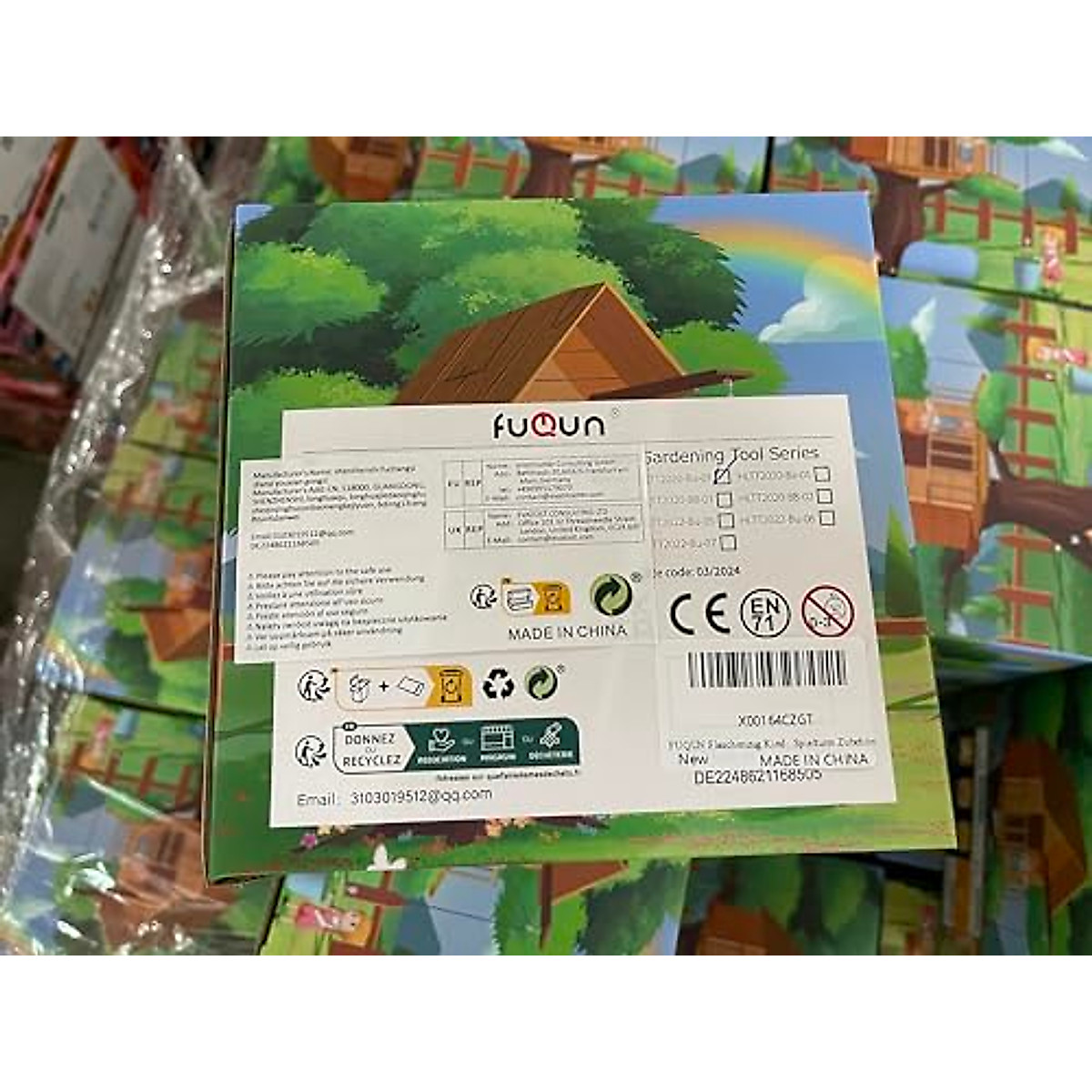 FUQUN Treehouse Accessories for Kids,Pulley with Bucket Cable, Kids Playhouse Accessories, Pulleys for Kids, Pirate Ship Accessories Outdoor, Playhouse Game Accessories, Bucket for Treehouse (Blue)