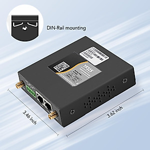 4G VPN Router, Industrial 4G LTE WiFi Router 3G/4G Yeacomm YF325 Wireless Modem Router Unlocked with Dual Sim Card Slot,B2/4/5/12/13/17/66/71 US Full Frequency Band Supported