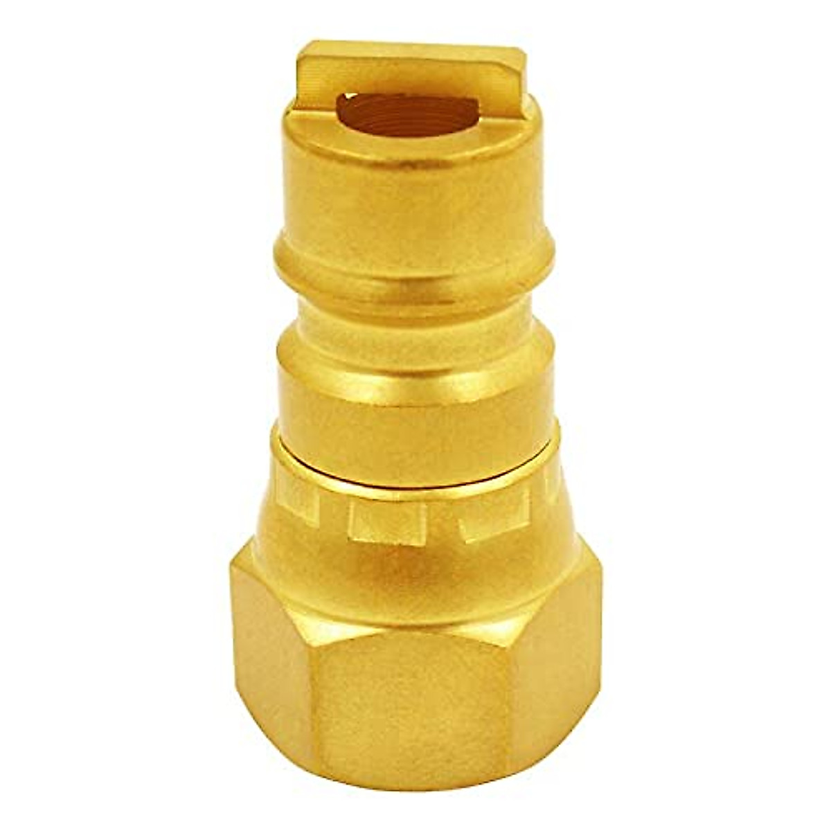 MENSI New 3/8" Quick Key to Hook Up Your Low Pressure Natural Gas Grill with RV's Quick-Connect with 3/8" Female Flare Joint