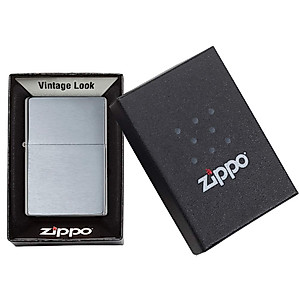 Zippo Vintage Brushed Chrome without Slashes - 230.25
