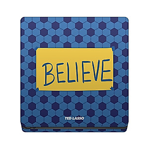 Head Case Designs Officially Licensed Ted Lasso Believe Season 1 Graphics Vinyl Sticker Gaming Skin Decal Cover Compatible With Sony PlayStation 4 PS4 Slim Console and DualShock 4 Controller
