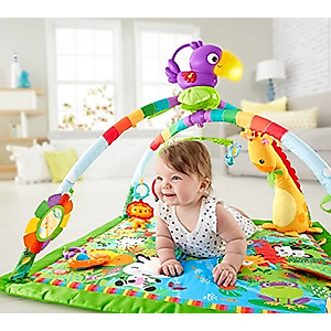 Fisher-Price Tiny Take-Alongs Gift Set, 6 Activity Toys For Baby To Rattle and Teethe