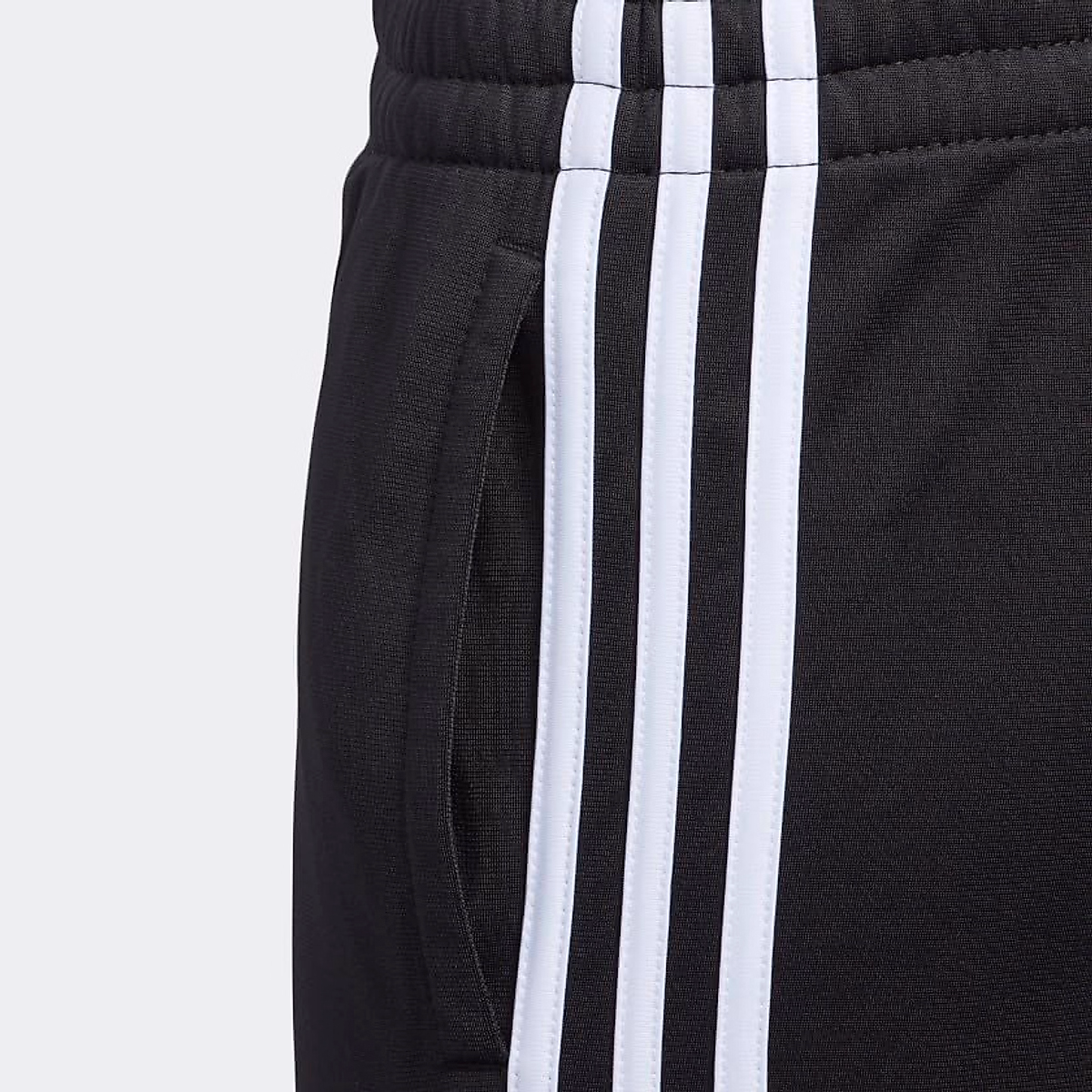 adidas boys Active Sports Athletic Tricot Jogger Track Pants, Iconic Black, 7 US